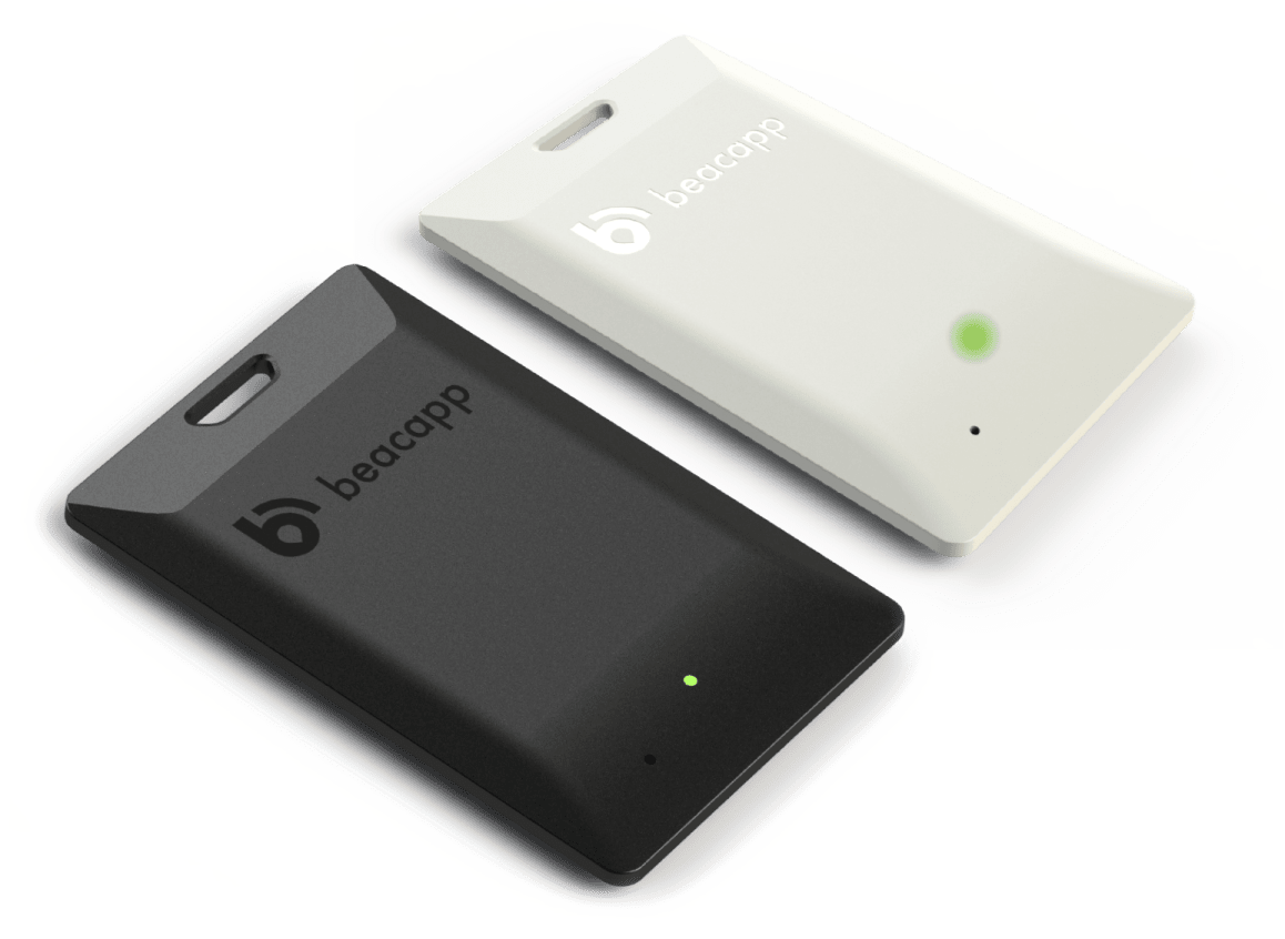 自社開発ビーコン端末 | Beacapp Here(屋内位置情報サービス) | 所在地見える化でオフィス内の在席管理 | オフィス DX